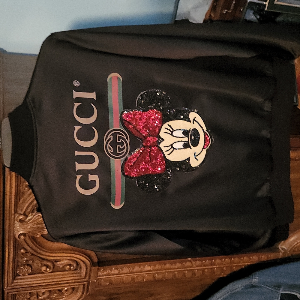Authentic Black Satin Minnie Mouse Gucci Jacket, Only… - Gem